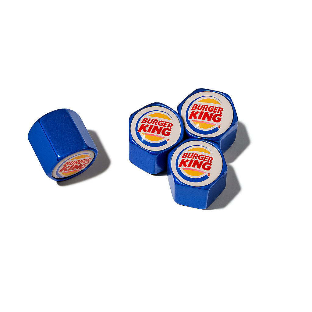 Burger King Valve Caps – Billet Labz