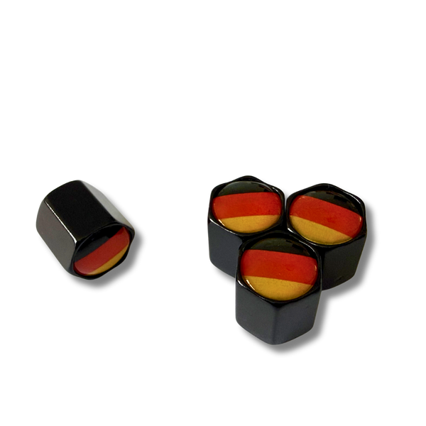 German Flag Valve Caps – Billet Labz